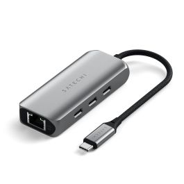 Satechi Adapter | 4-in-1 USB-C Hub with PD | Space Grey